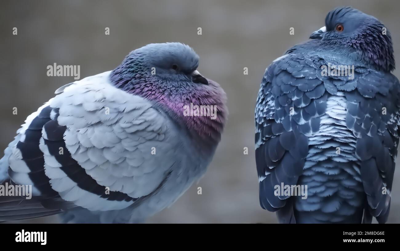 Paar stadttauben -Fotos und -Bildmaterial in hoher Auflösung – Alamy