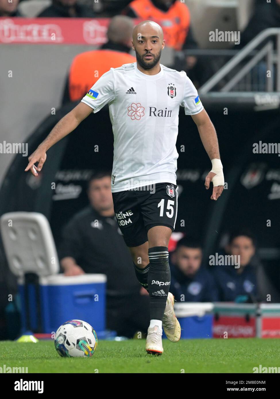 ISTANBUL - Nathan Daniel Jerome Redmond von Besiktas JK. Während des türkischen Super-Lig-Spiels ...