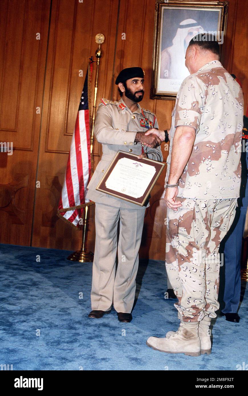 GEN. Norman Schwarzkopf, Oberbefehlshaber, USA Zentralkommando ...