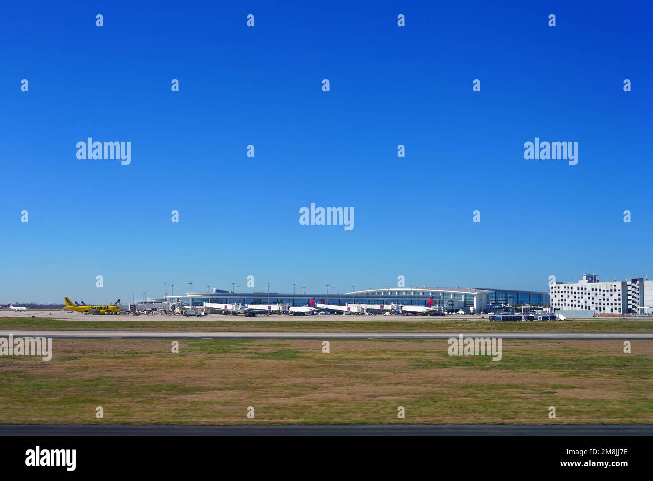 NEW ORLEANS, LA -8. JANUAR 2023 - Blick auf den Louis Armstrong New ...