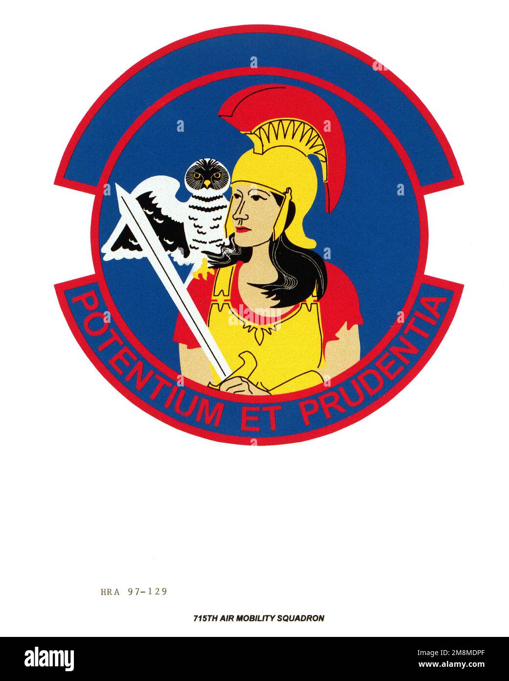 Air Force Organizational Emblem: 715. Air Mobility Squadron, Air ...