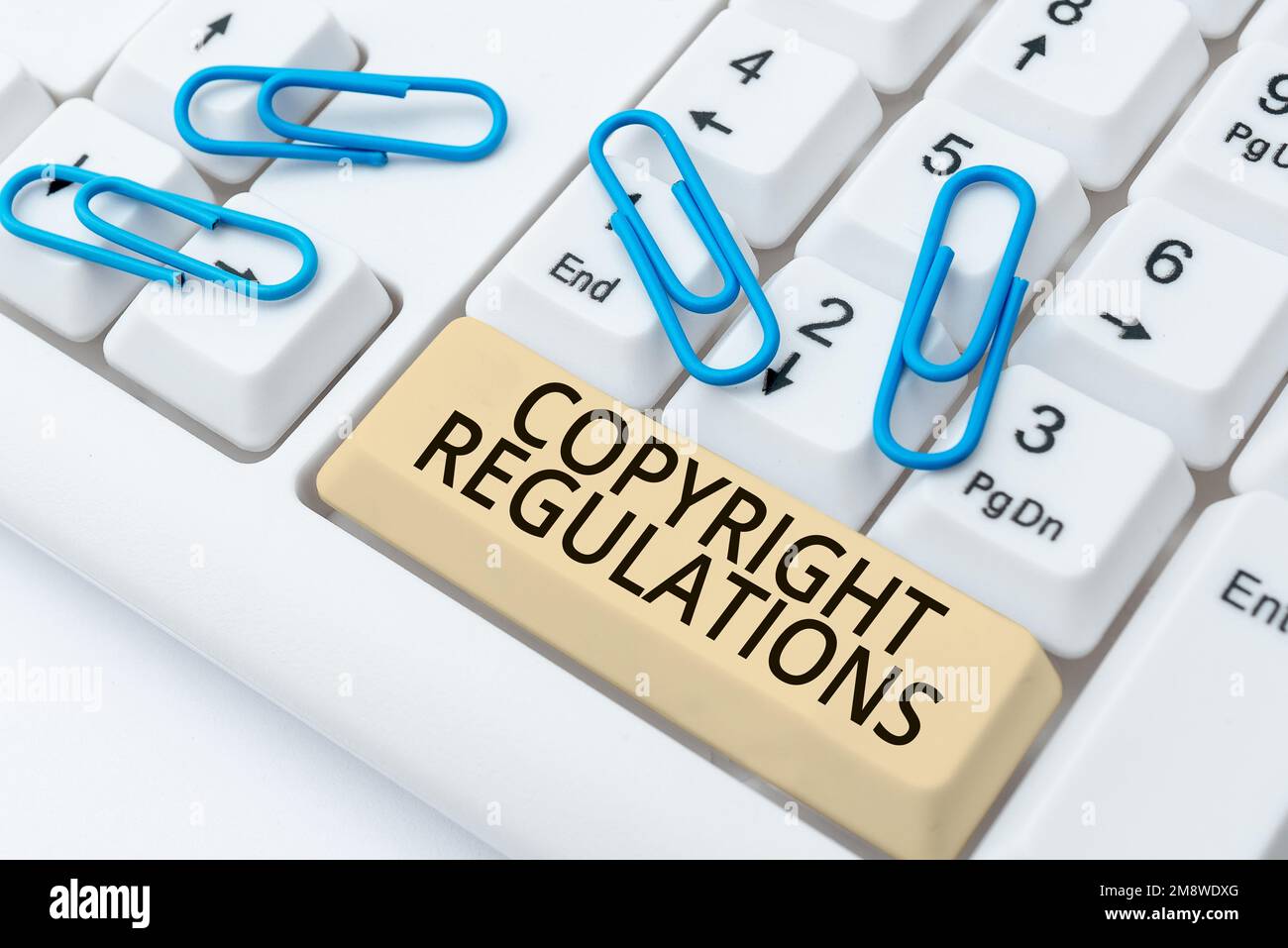 Text mit Copyright-Vorschriften für Inspiration. Der Begriff bedeutet ...