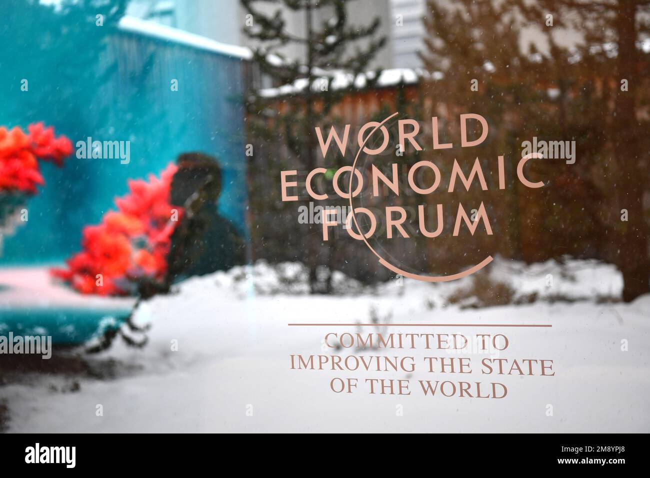 Davos. 15. Januar 2023. Dieses Foto wurde am 15. Januar 2023 ...