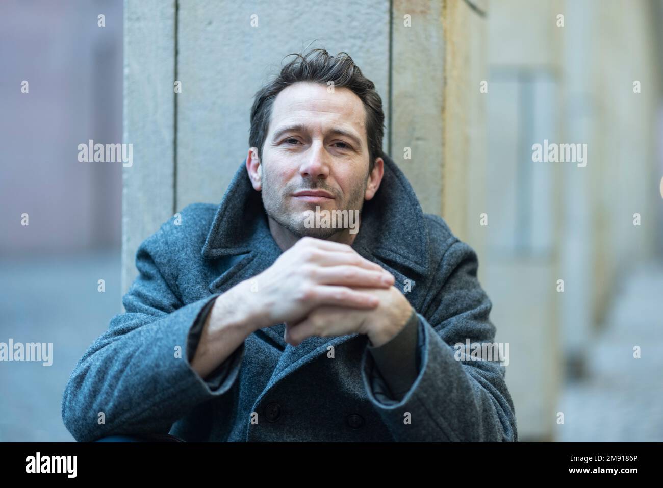 PRODUKTION - 16. Januar 2023, Hessen, Frankfurt/Main: Schauspieler ...