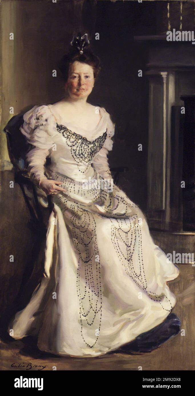 Frau Robert Abbe (Catherine Amory Bennett) Cecilia Beaux (Amerikanisch ...