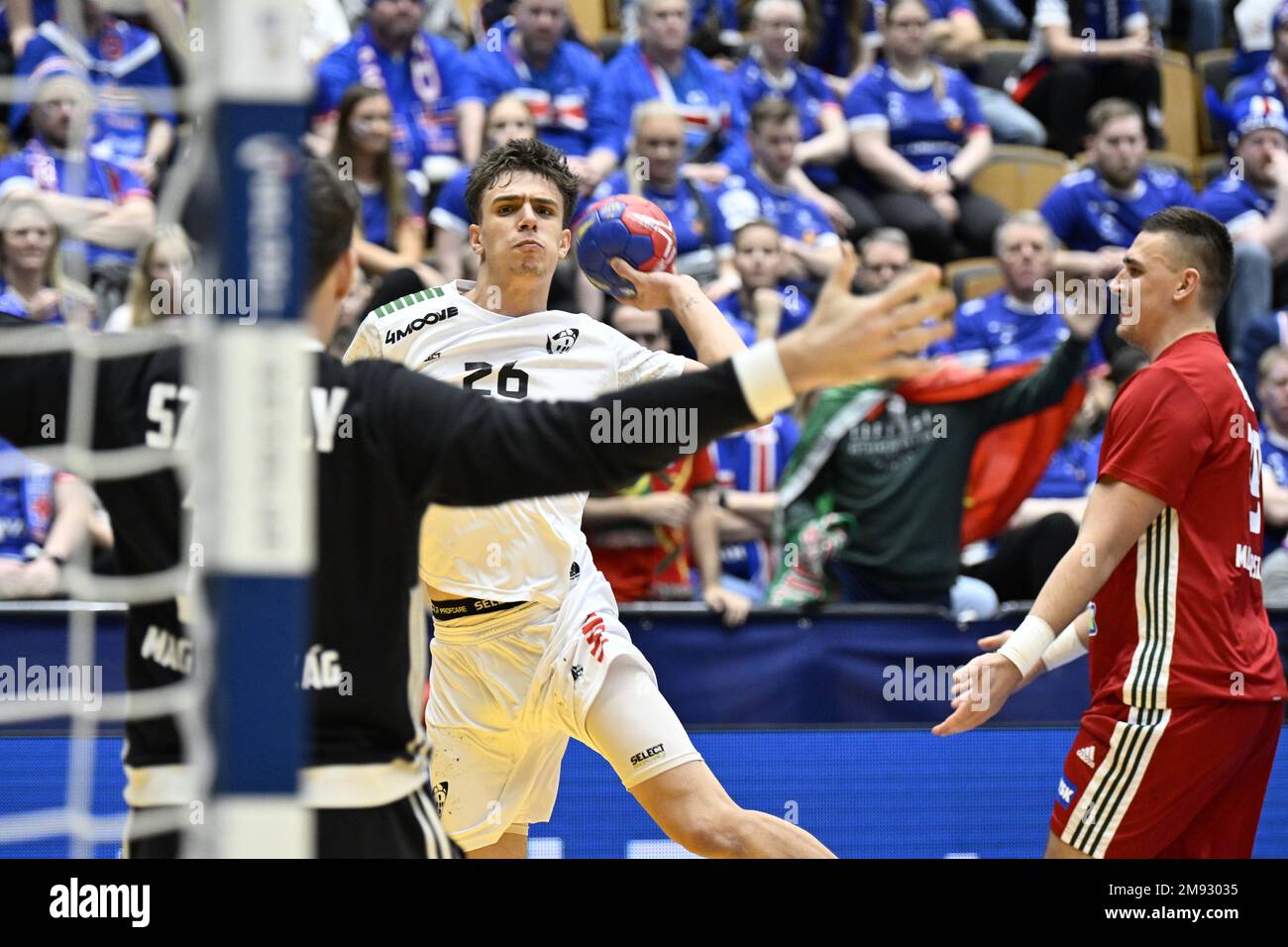 KRISTIANSTAD, SCHWEDEN Francisco Costa 20230116Portugal (26) erzielt ...