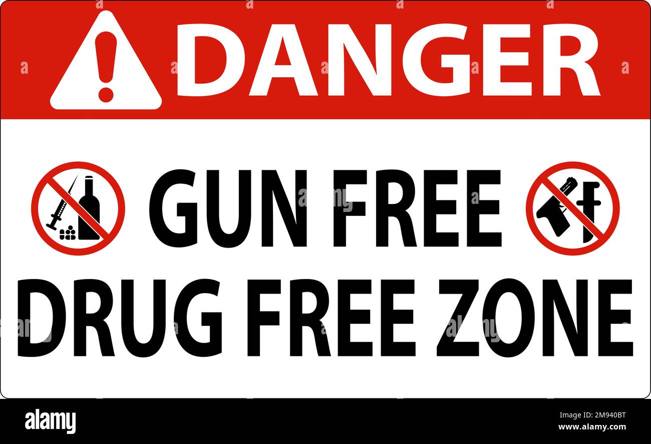 Gun free zone sign -Fotos und -Bildmaterial in hoher Auflösung – Alamy