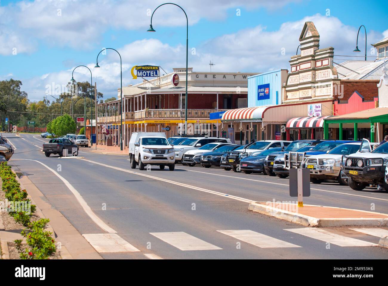 Das zum Kulturerbe gehörende Great Western Hotel im viktorianischen ...