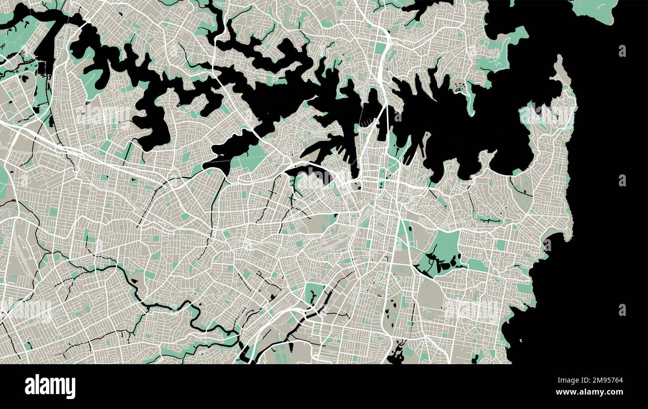 Sydney map Stock-Vektorgrafiken kaufen - Alamy