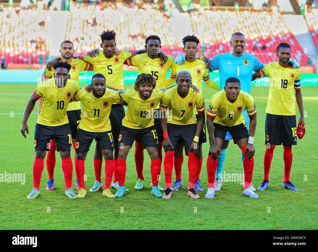 Mali und Angola ziehen am 7. 16. Januar 2023 während des Spiels der ...