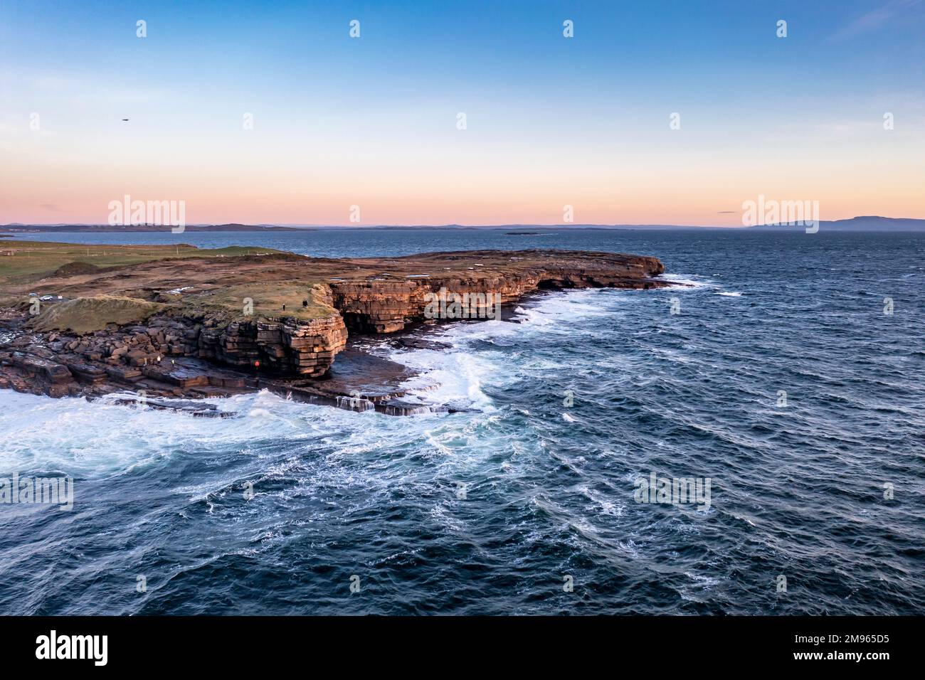 Halbinsel Muckross Head bei Sonnenuntergang - etwa 10 km westlich des ...