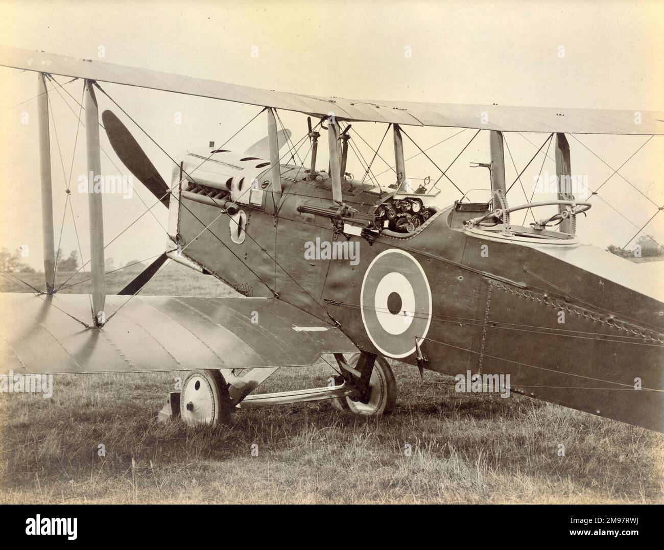 Der Prototyp de Havilland DH9A, B7664, begann als DH9 aus Westland ...