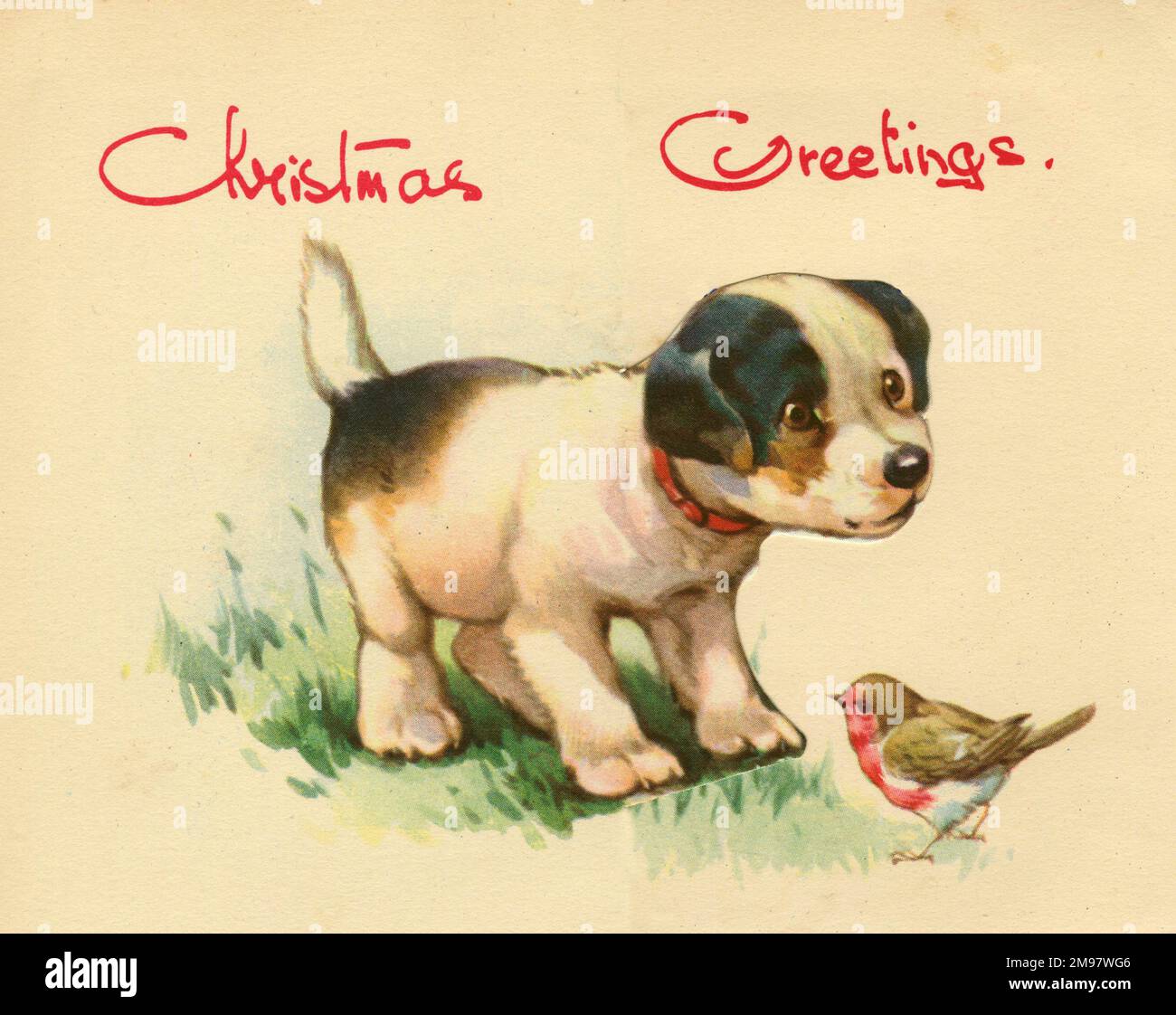 Historische weihnachtskarte hund -Fotos und -Bildmaterial in hoher Auflösung – Alamy