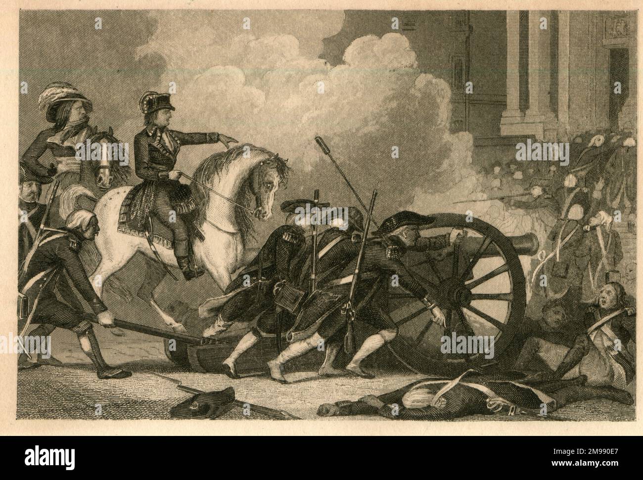 Französische Revolution - 13. Vendemiaire, 5. Oktober 1795, ein Kampf ...