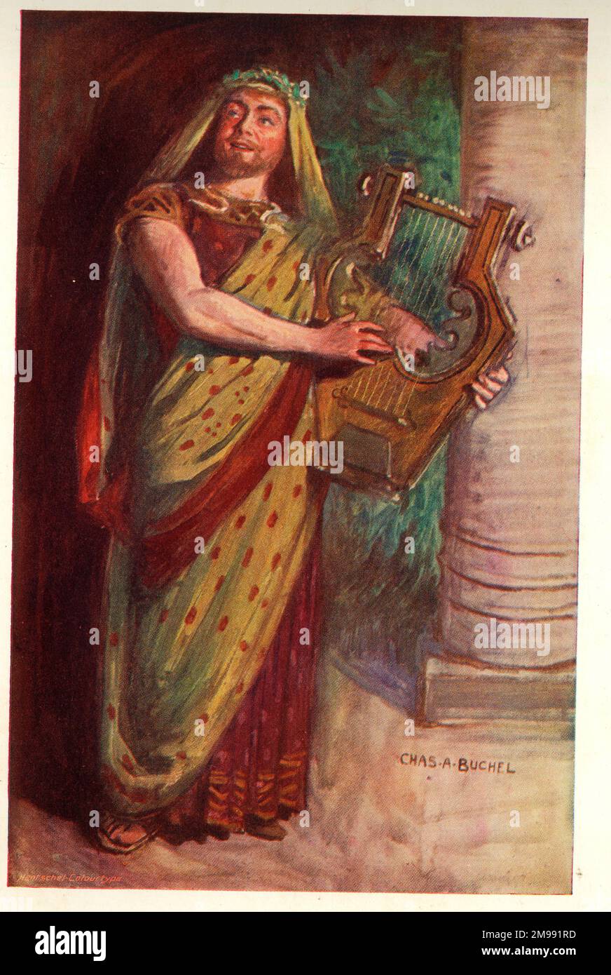 Odysseus im her Majesty's Theatre, London - Courtice Pounds als Phemius ...