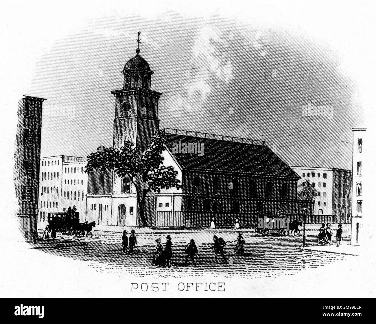 Neue stadtpost Schwarzweiß-Stockfotos und -bilder - Alamy