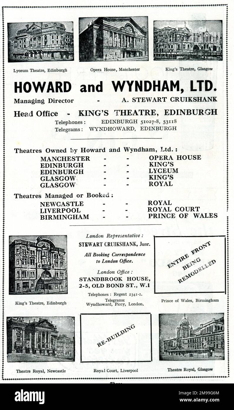 Howard wyndham -Fotos und -Bildmaterial in hoher Auflösung – Alamy