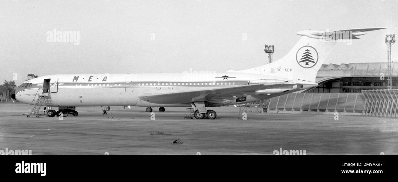 Vickers 1102 VC10 9G-ABP (msn 824) von Middle East Airlines am Beirut International Airport ...