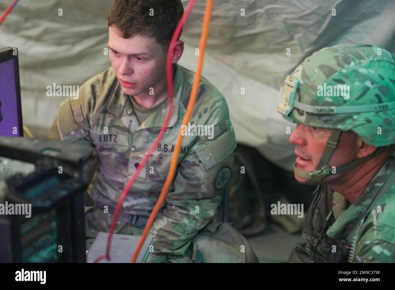 USA Armeebrig. General Curt Taylor, Commander des National Training ...