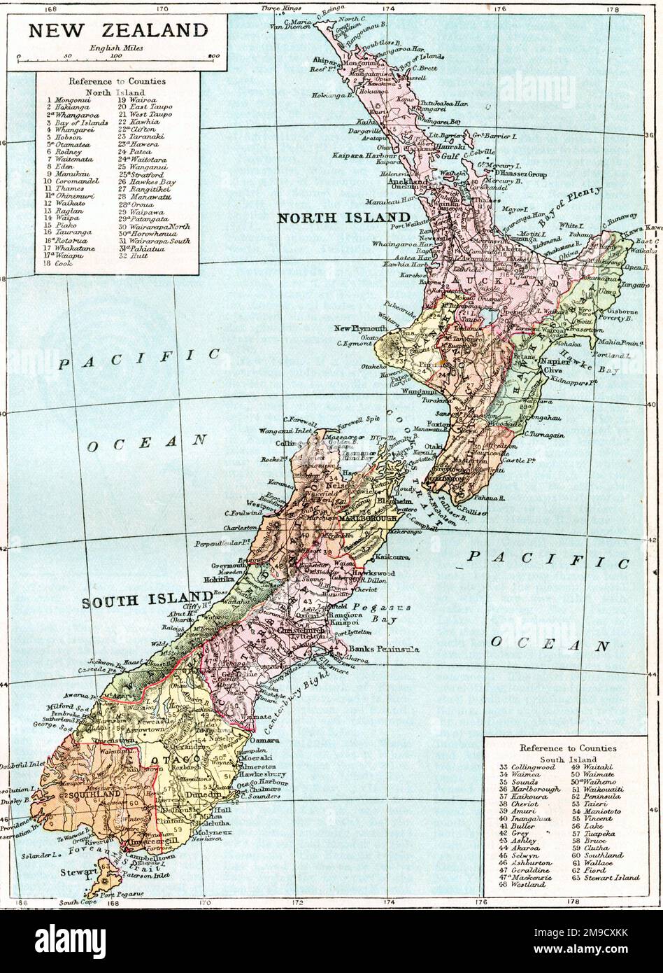 Neuseeland karte -Fotos und -Bildmaterial in hoher Auflösung – Alamy