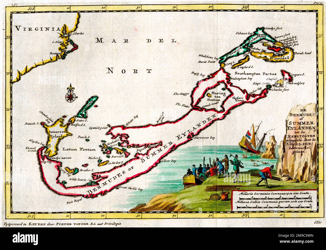Mappa delle bermuda -Fotos und -Bildmaterial in hoher Auflösung – Alamy