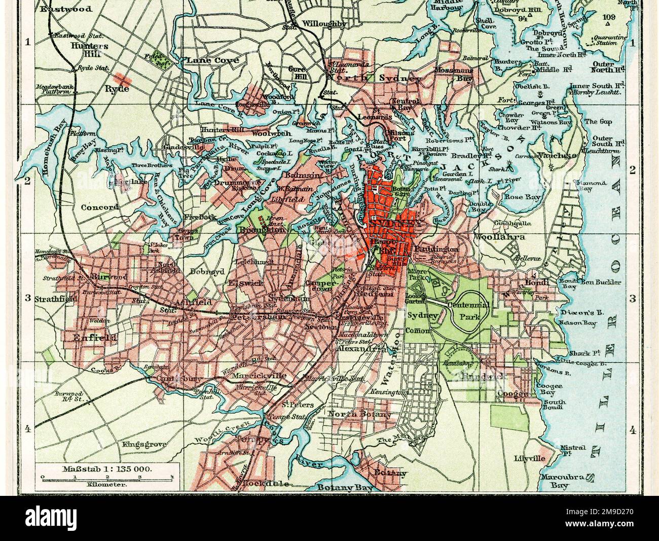 Sydney map -Fotos und -Bildmaterial in hoher Auflösung – Alamy