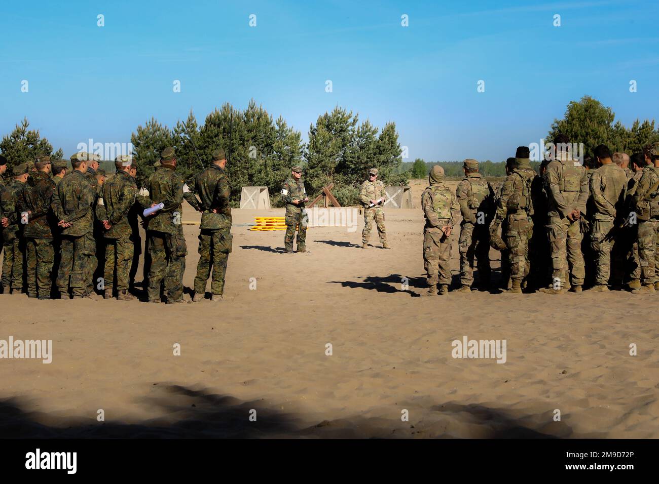 USA Oberstleutnant Andrew Rhodes, Bataillonskommandeur des 1 ...