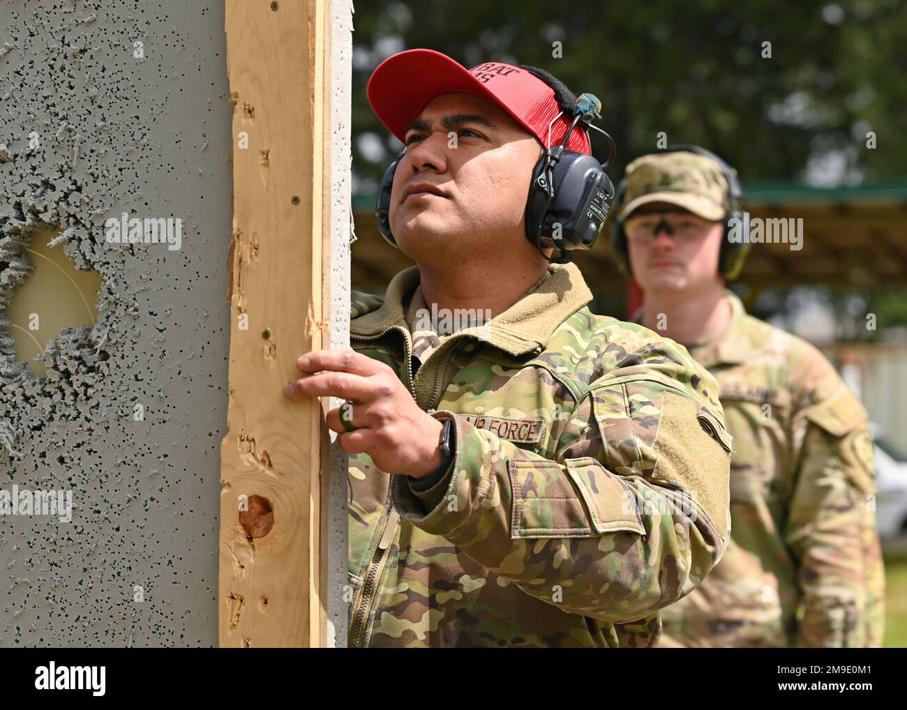 USA Air Force Tech. Sergeant Brandon Reyes, NCO, verantwortlich für ...