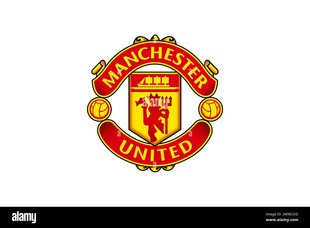 Manchester united logo Ausgeschnittene Stockfotos und -bilder - Alamy