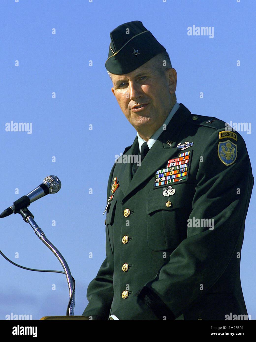 US Army Brigadier General Harry B. Axson Jr., US Army Commanding ...