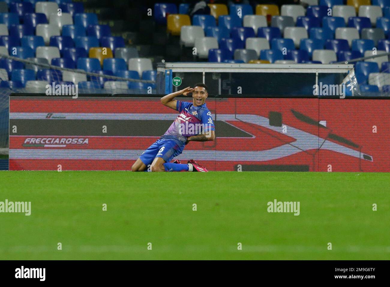 Der Schweizer Mittelfeldspieler Charles Pickel feiert, nachdem er am 17 ...