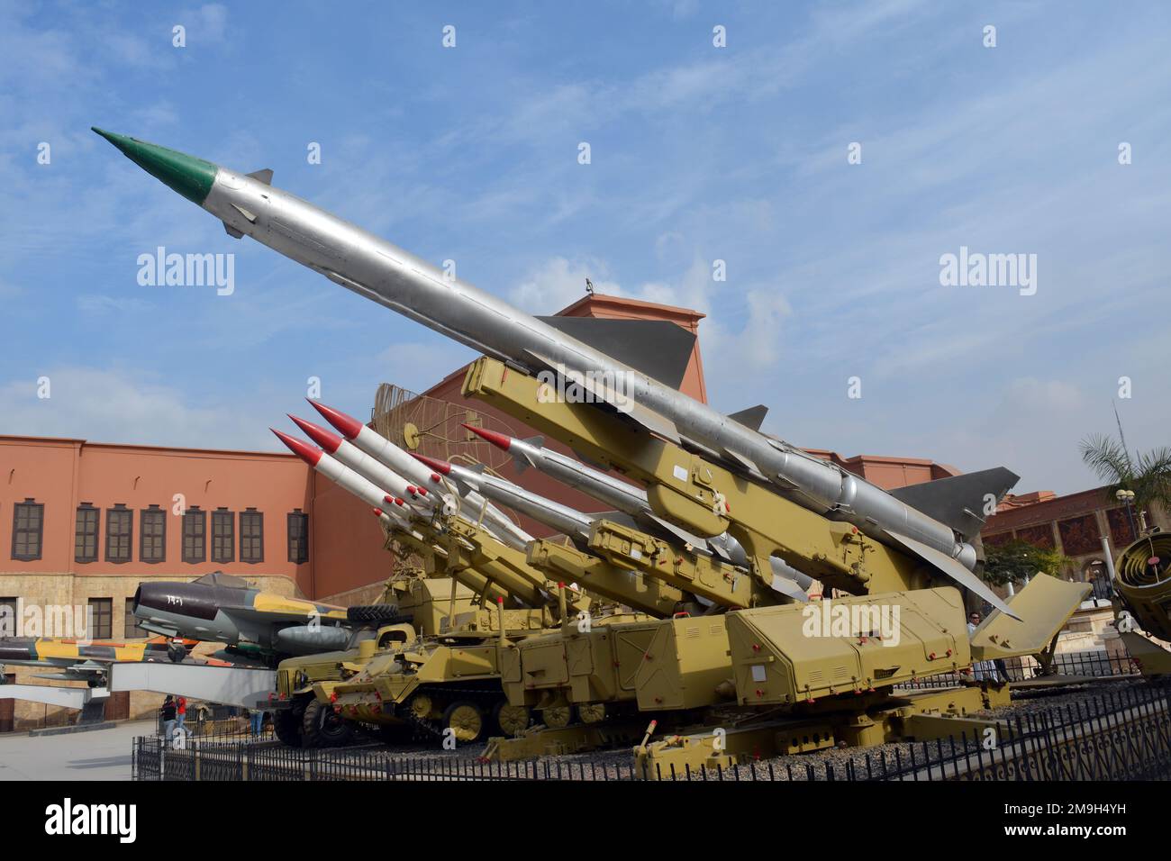 Kairo, Ägypten, Januar 7 2023: UdSSR Sowjetunion Boden zu Luft Sam 2 ...