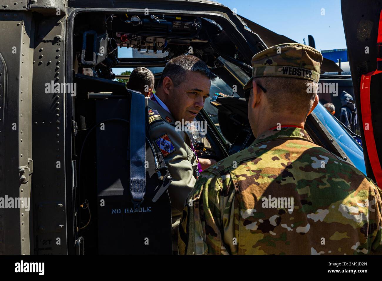 USA Generalstaatsanwalt 3 Jonathan Webster, UH-60-Pilot im Kommando ...