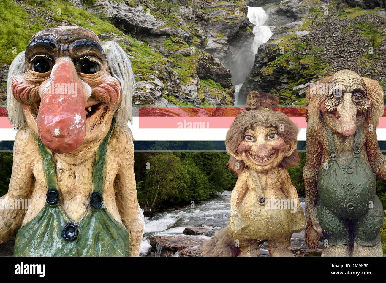 Der nordische Troll ist in der skandinavischen Mythologie ein böses ...