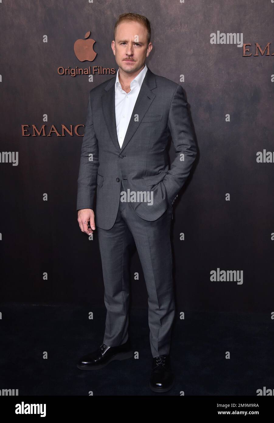 Ben Foster arrives at the premiere of "Emancipation," Wednesday, Nov ...