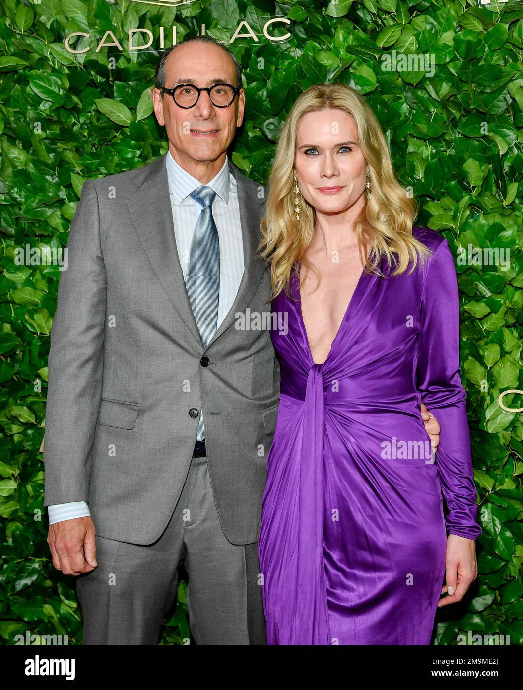 Stephanie March, right, and husband Dan Benton attend the Gotham ...