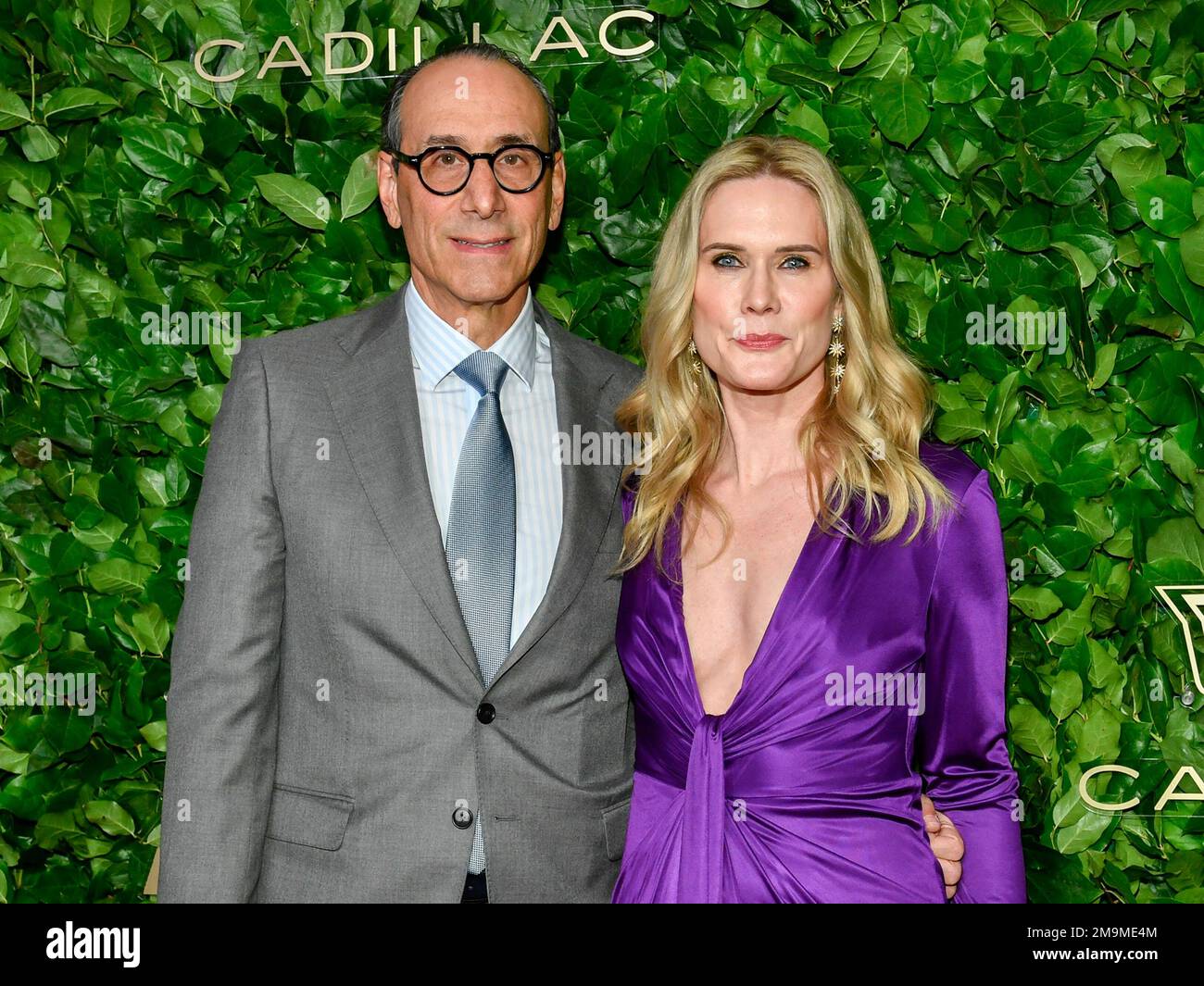 Stephanie March, right, and husband Dan Benton attend the Gotham ...