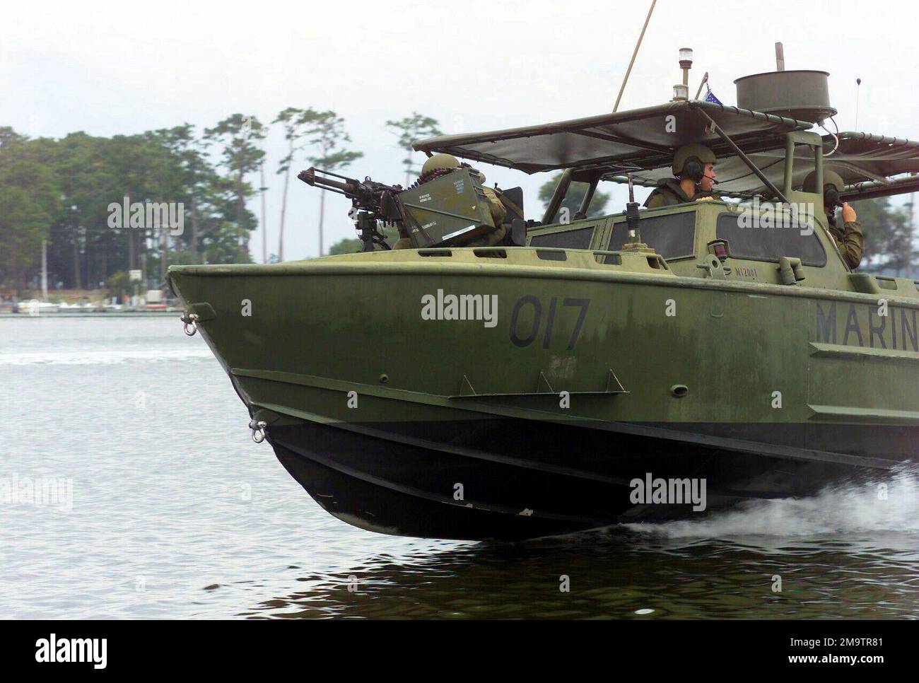 Mitglieder des US Marine Corps (USMC) der Small Crafts Company ...