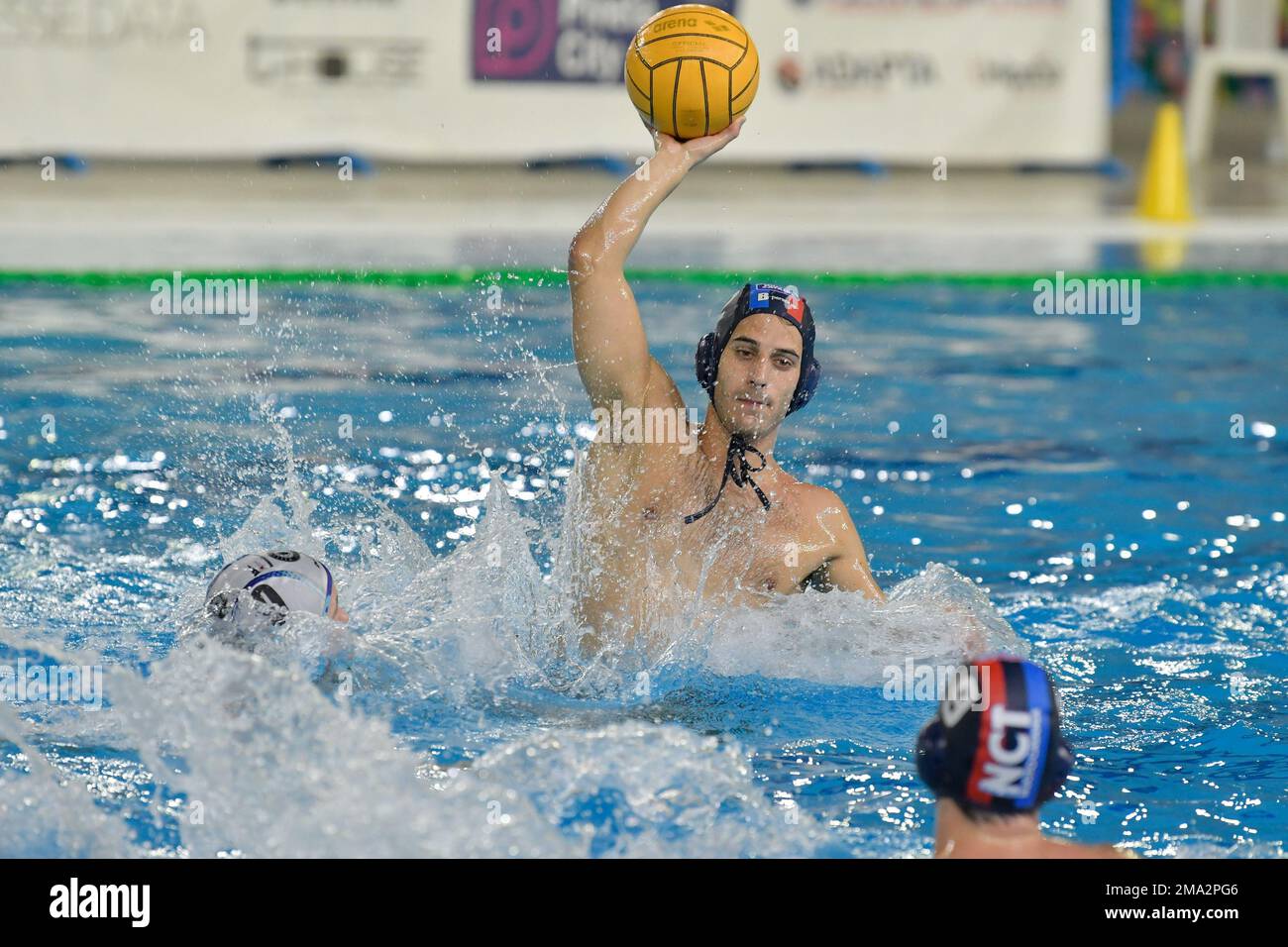 Samuele Catania (Nuoto Catania) während des Waterpolo Italian Series A ...