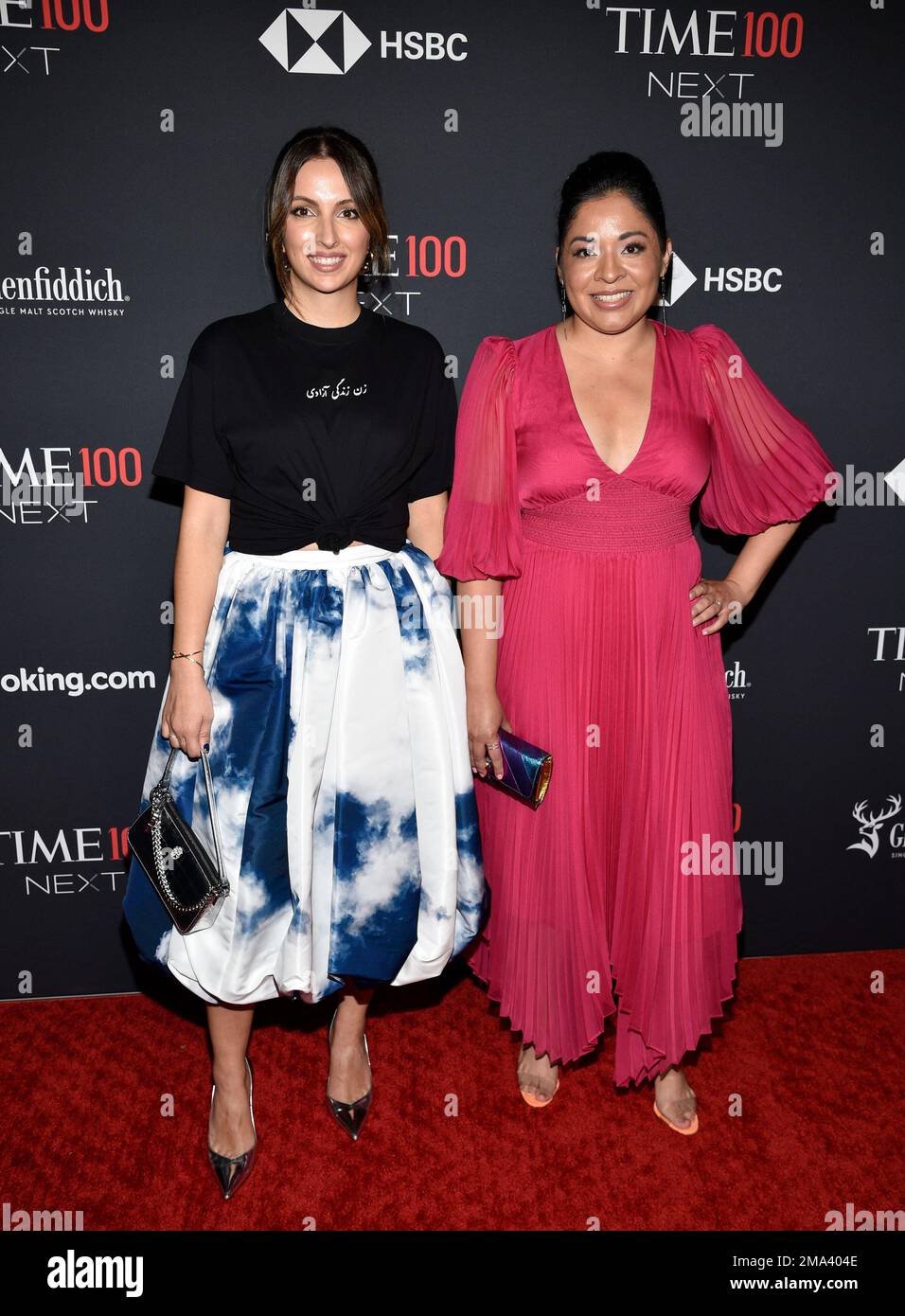 Biobot Analytics co-founder and president Newsha Ghaeli, left, and co ...