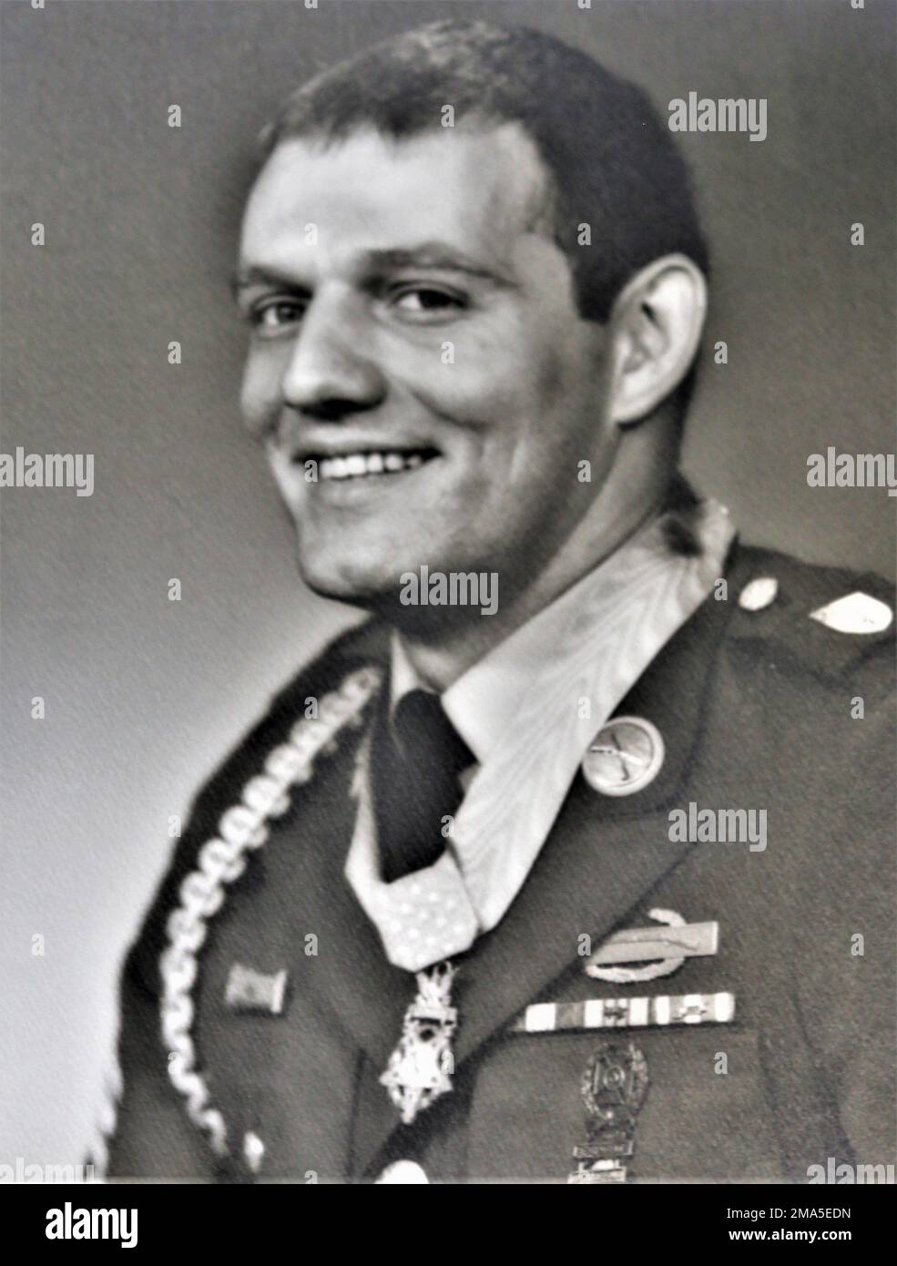 Der pensionierte Sergeant Major Kenneth E. Stumpf, der hier 1968 als ...