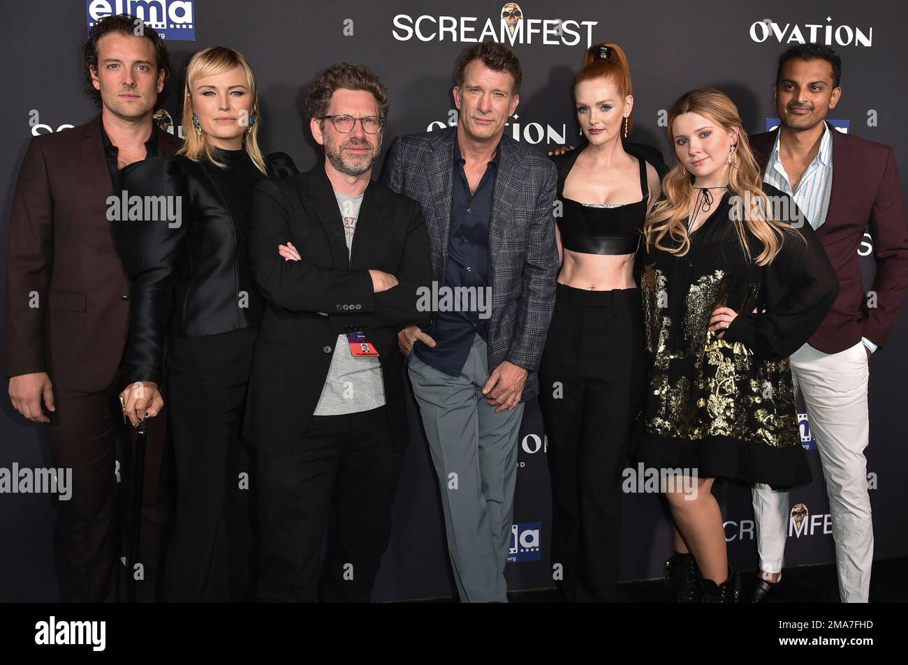 Jack Donnelly, from left, Malin Akerman, K. Asher Levin, Thomas Jane ...