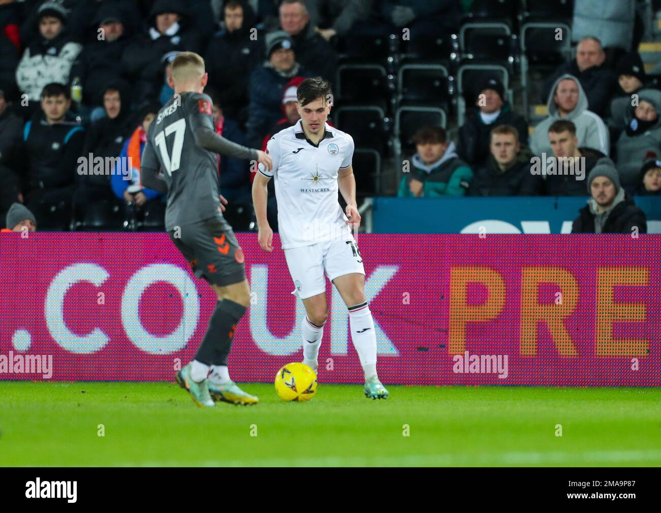 17. Januar 2023; Swansea.com Stadium, Swansea, Wales; FA Cup Fußball ...