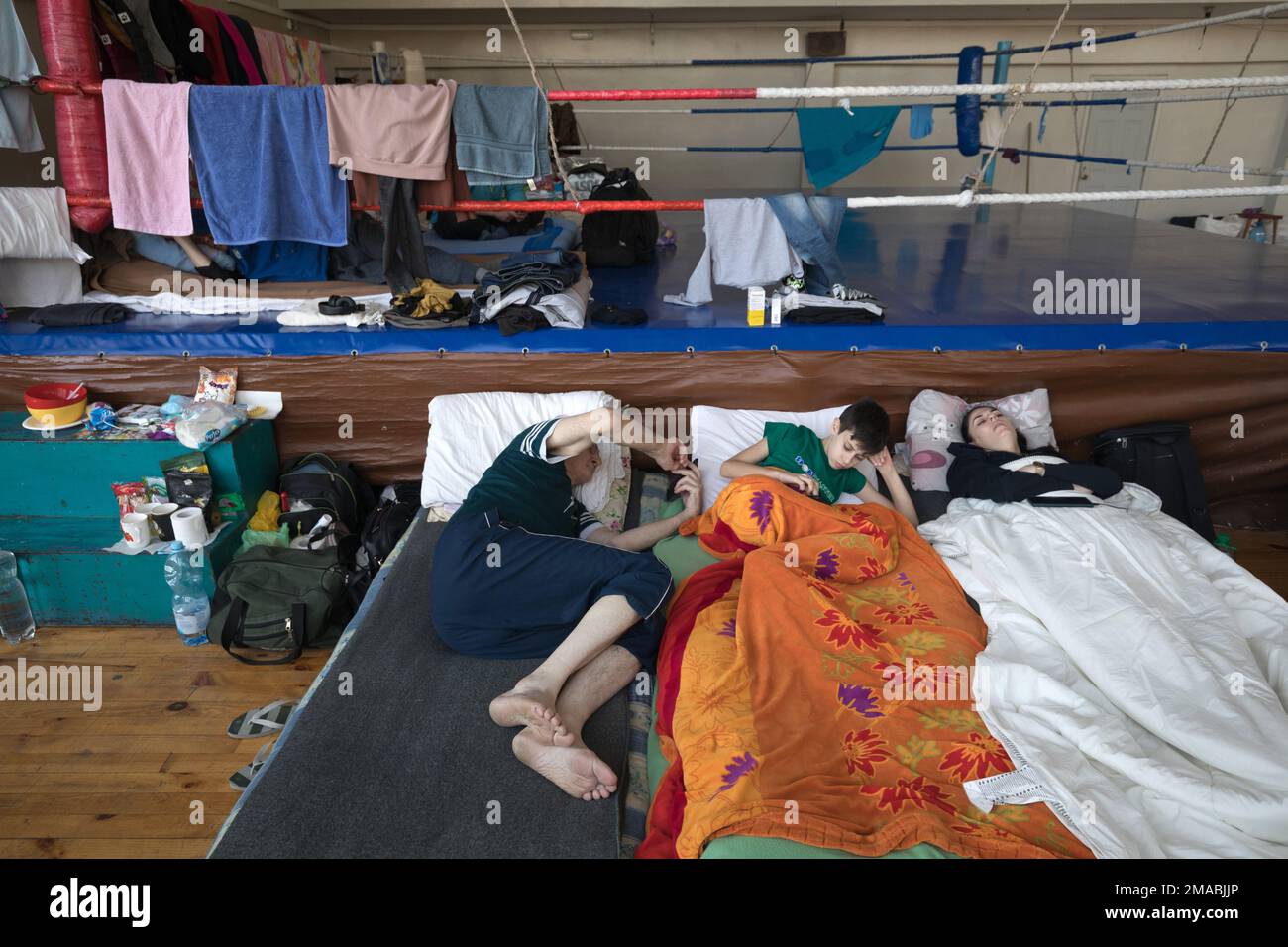 14.04.2022, Ukraine, Oblast, Lemberg - ukrainische Kriegsflüchtlinge ... 14.04.2022, Ukraine, Oblast, Lemberg - ukrainische Kriegsflüchtlinge ...
