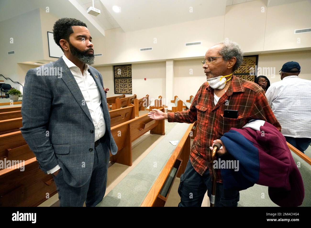 Ronald Gilbert, right, former operations supervisor at the O. B. Curtis ...