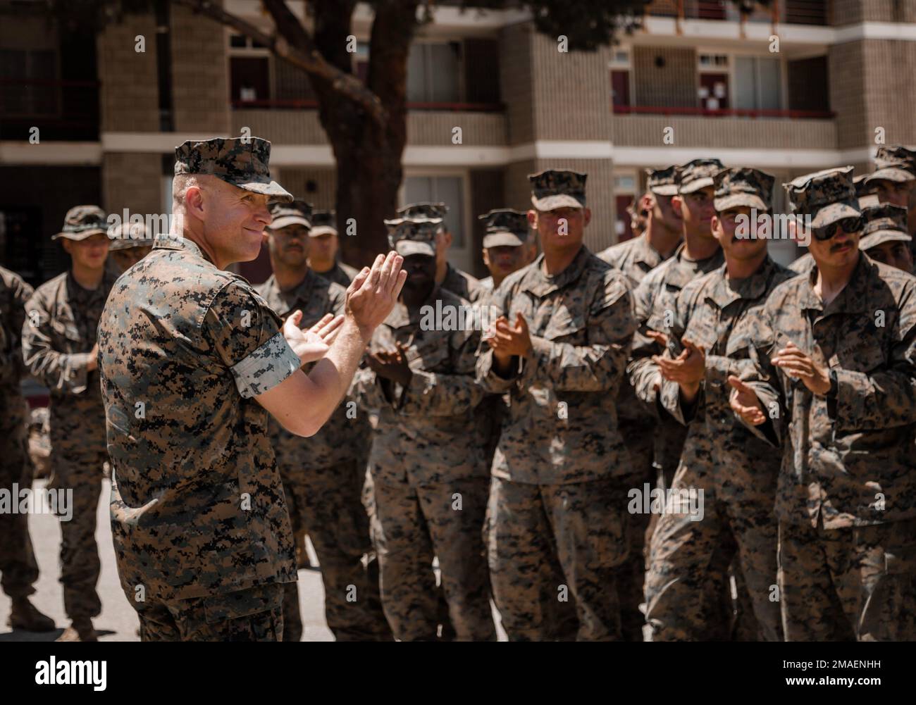 Kommandierender offizier der 1 marineinfanterie -Fotos und ...
