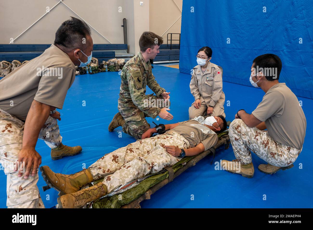 USA Army Virginia National Guard Specialist Andrew Hayden mit Task ...