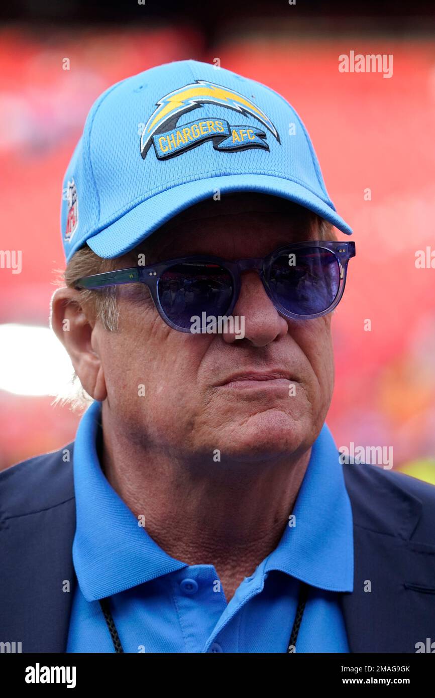 Dean Alexander Spanos owner of the the Los Angeles Chargers prior to a ...