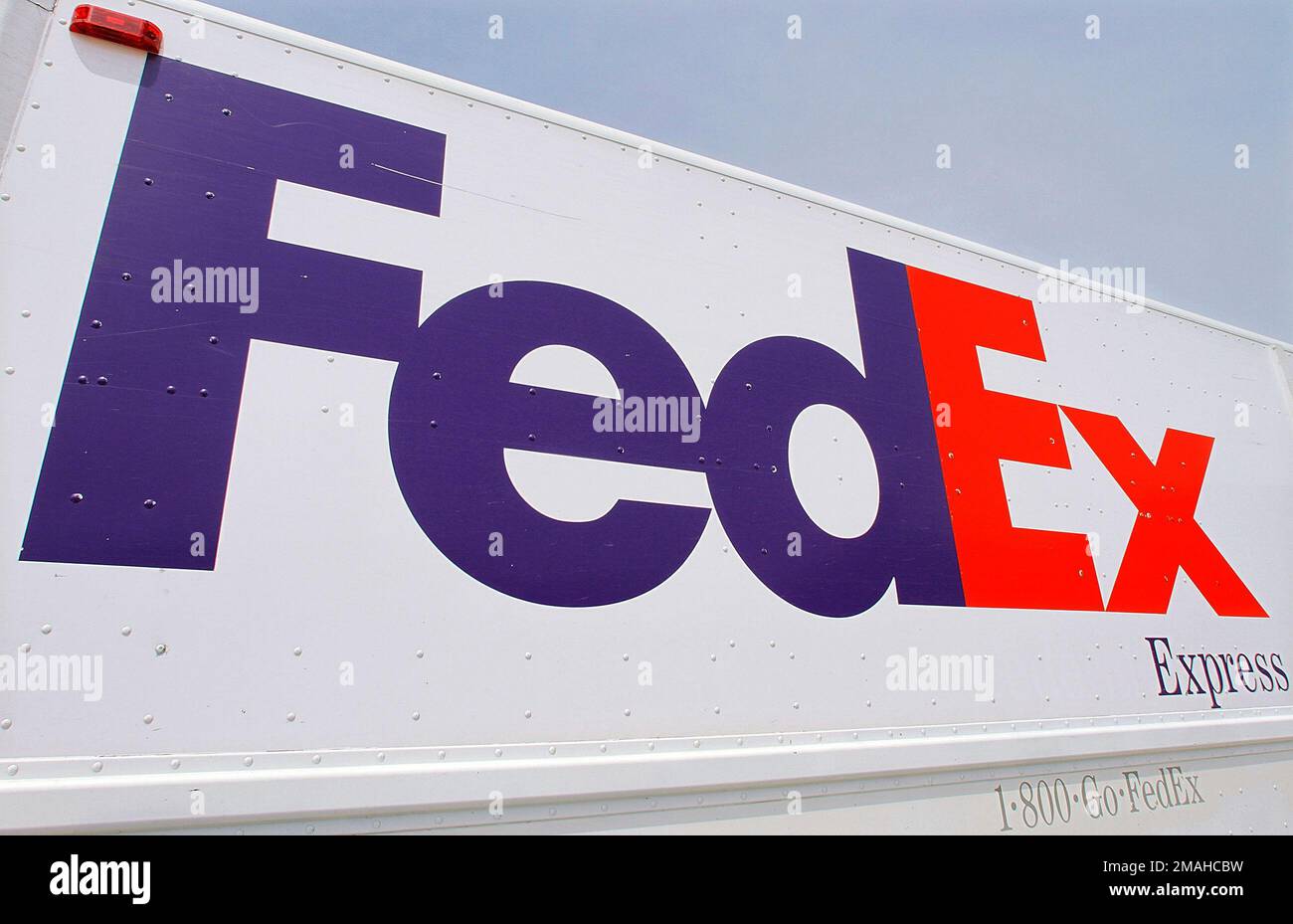 FILE - The FedEx logo is seen on a delivery truck Tuesday, June 21 ...