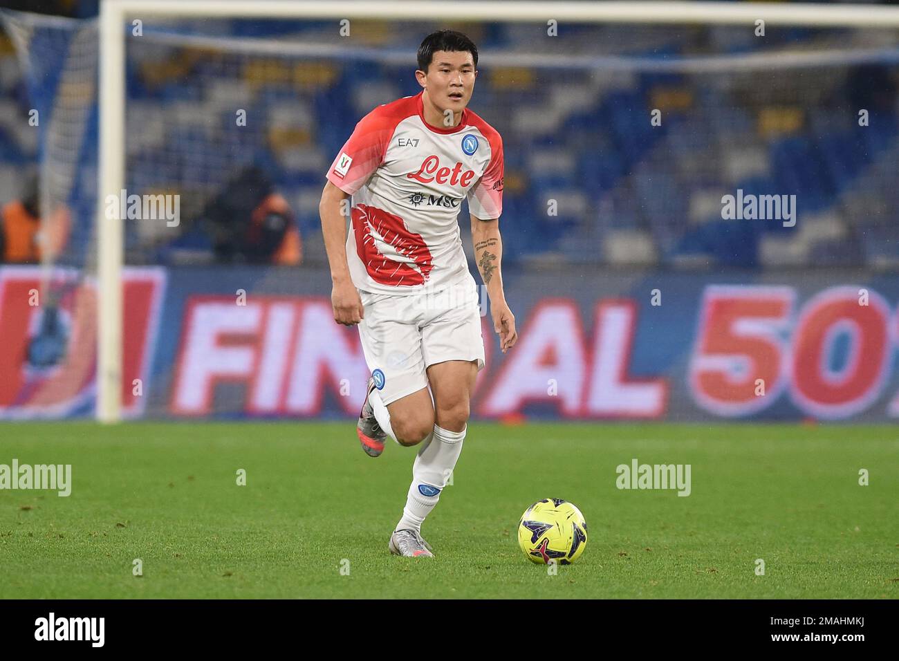 Neapel, Italien. 18. Januar 2023. Min-Jae Kim von SSC Napoli während ...